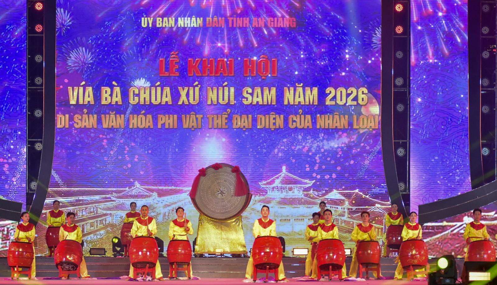 Lễ khai hội lễ hội Vía Bà Chúa Xứ núi Sam năm 2026