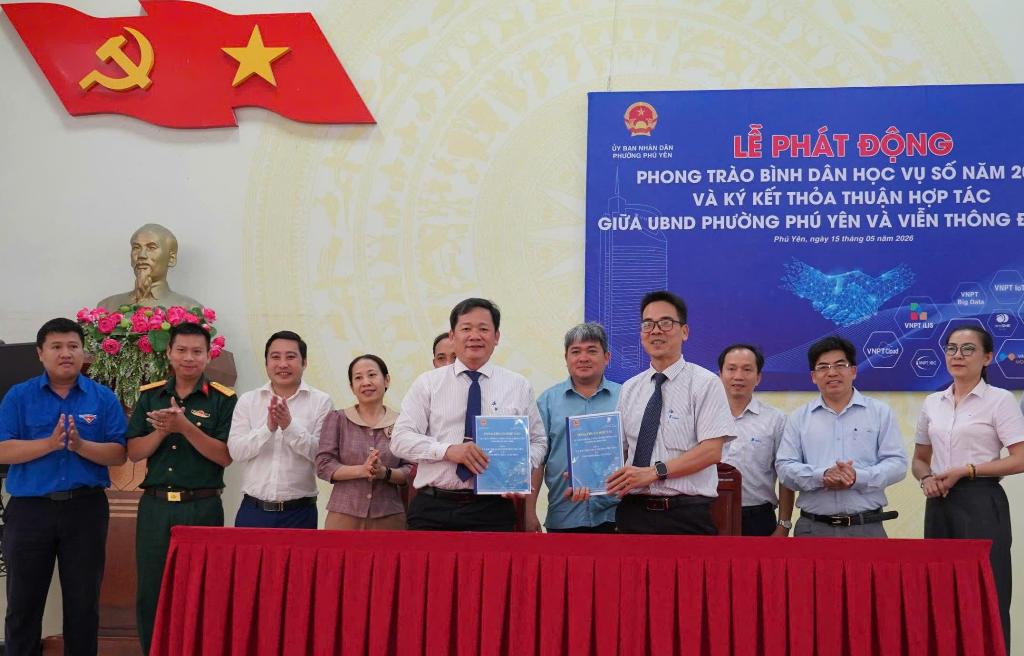 Phường Phú Yên lan tỏa phong trào “Bình dân học vụ số”