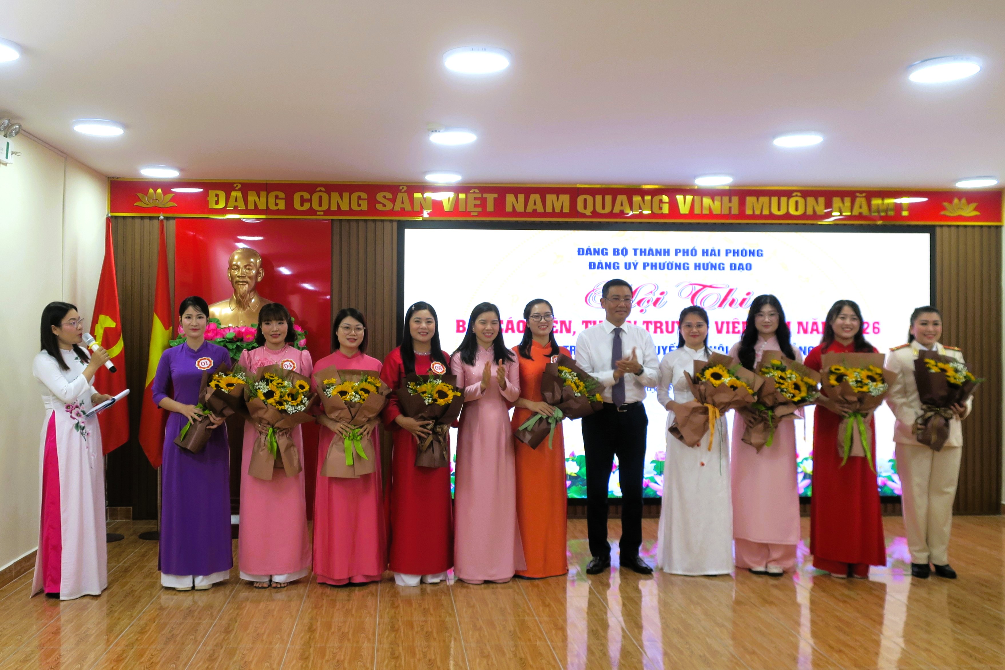 Hội thi Báo cáo viên, Tuyên truyền viên giỏi phường Hưng Đạo năm 2026 ...
