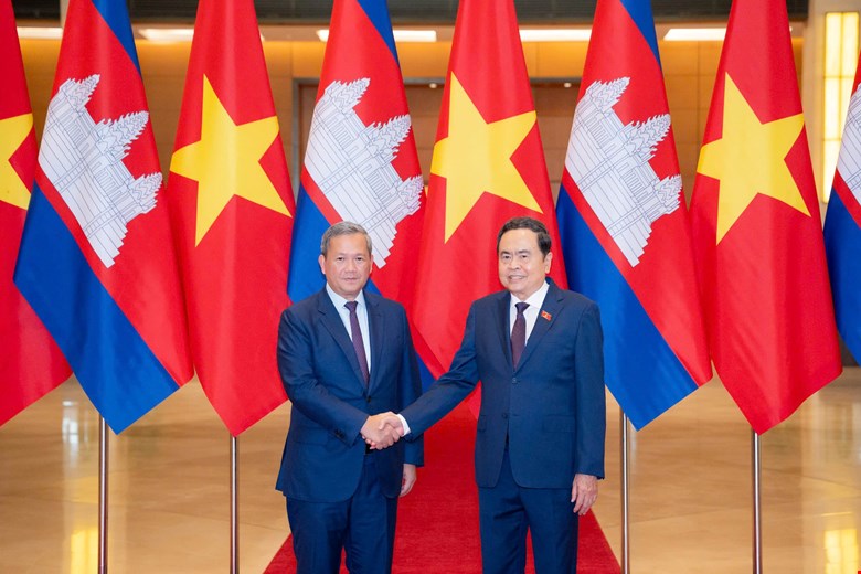 Chủ tịch Quốc hội Trần Thanh Mẫn hội kiến Thủ tướng Vương quốc ...