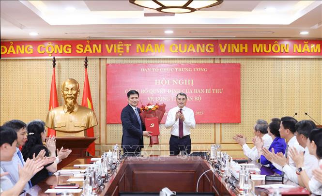 Đồng chí Nguyễn Thanh Bình giữ chức Phó Trưởng Ban Tổ chức Trung ương